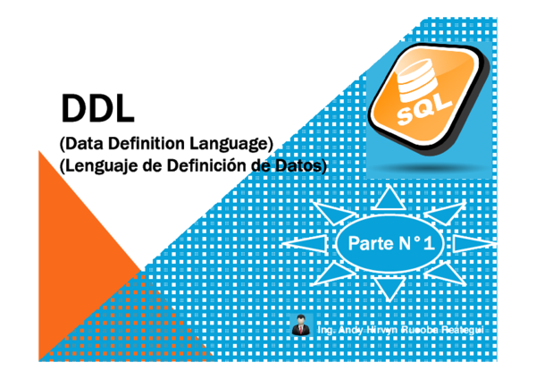 (PDF) DDL (Data Definition Language) (Lenguaje de Definición de Datos