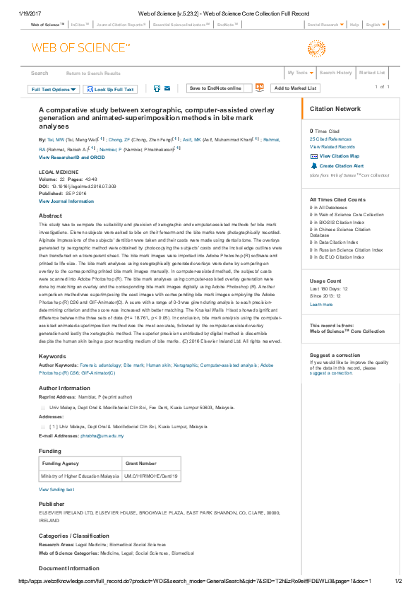 (PDF) A comparative study between xerographic, computer­assisted overlay generation and animated ...
