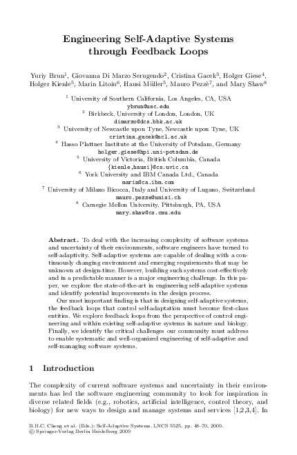 (PDF) Adaptive Systems