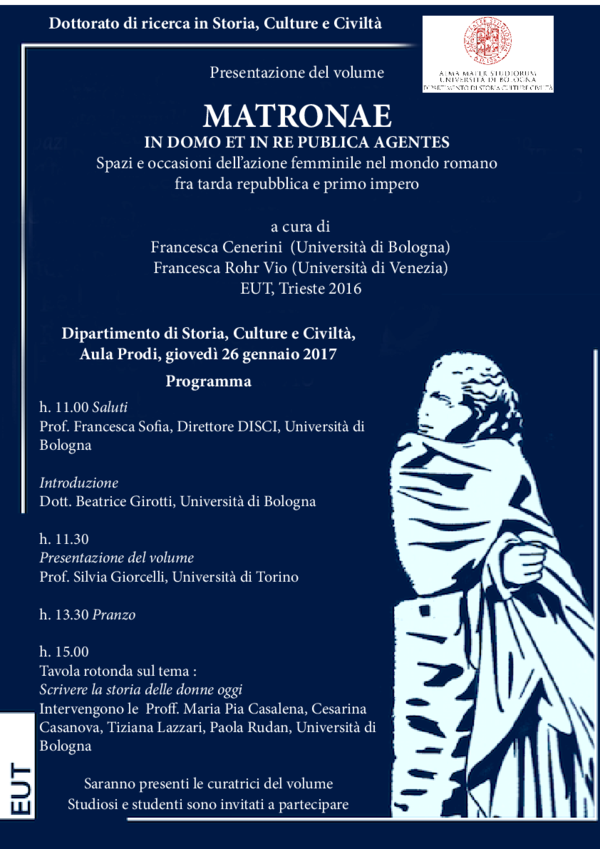 (PDF) Presentazione del volume Matronae in domo...