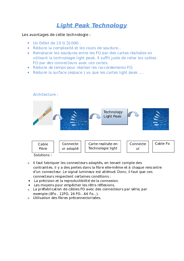 (DOC) Light Peak Technology