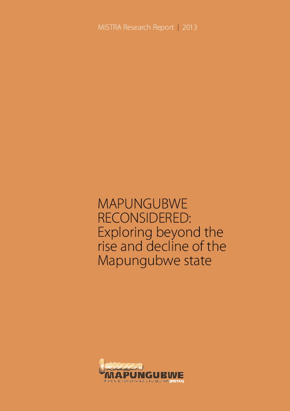 (PDF) Schoeman, M. & Hay, M. (eds). 2013. Mapungubwe Reconsidered ...