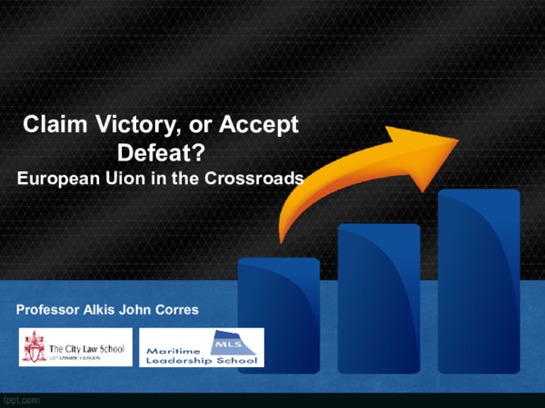 (PPT) Claim Victory or Accept Defeat. EU in the Crossroads.ppt