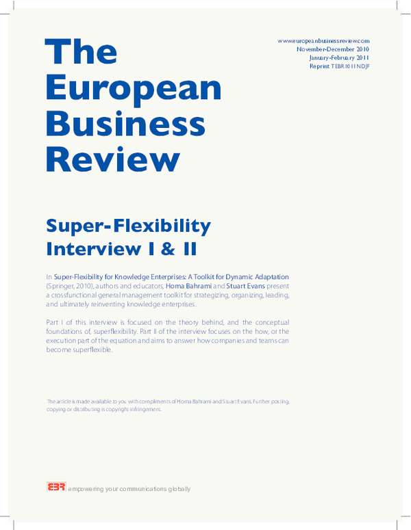 (PDF) Super-Flexibility Interview I & II