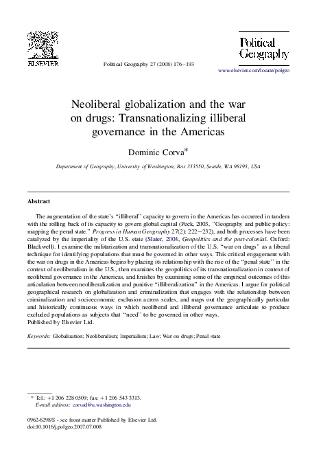(PDF) Neoliberal Globalization and the War on Drugs: Transnationalizing ...