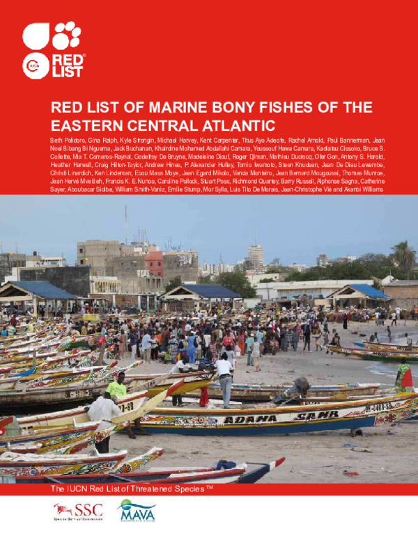 (PDF) RED LIST OF MARINE BONY FISHES OF THE EASTERN CENTRAL ATLANTIC ...