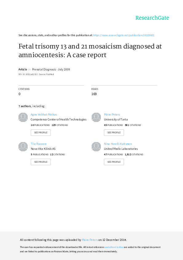 (PDF) Holoprosencephaly, proboscis and anophthalmia in a foetus with ...