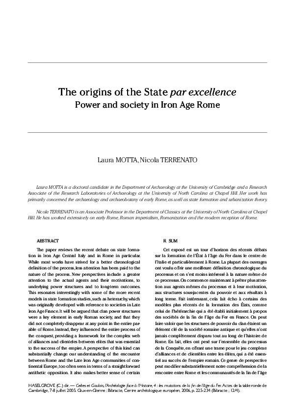 (PDF) Heterarchy and the Analysis of Complex Societies | Carole Crumley ...