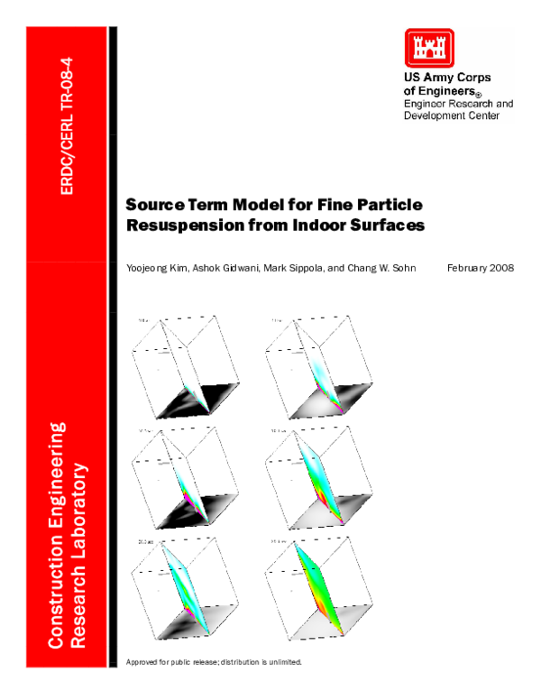 (PDF) Source Term Model for Fine Particle Resuspension from Indoor Surfaces