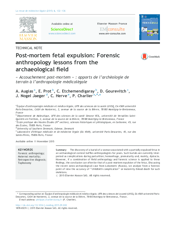 (PDF) Post Mortem Expulsion