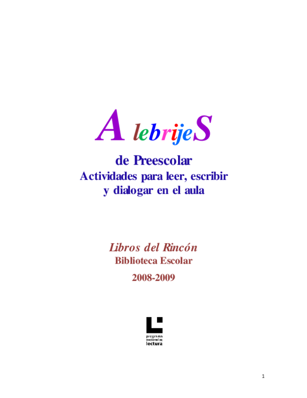 (PDF) Libros del Rincón