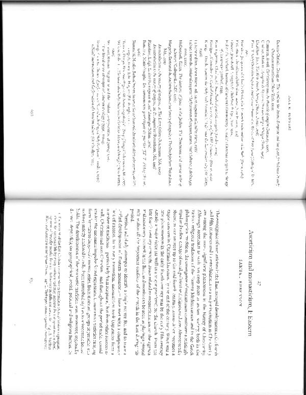 (PDF) Asceticism and Monasticism, I. Varieties of Eastern Monasticism