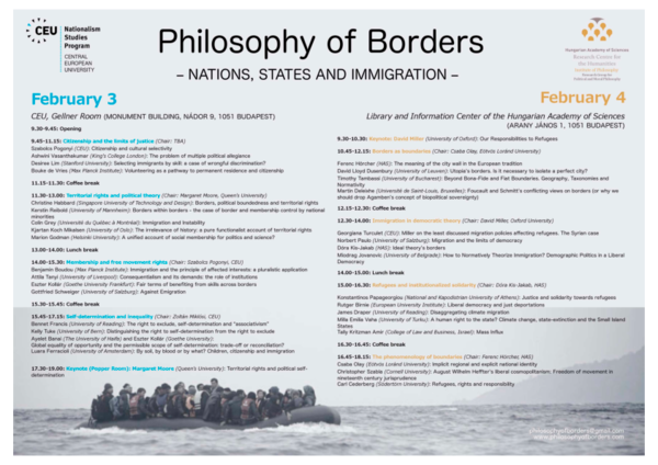 (PDF) Philosophy of Borders. Nations, States and Immigration.