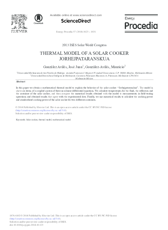 (PDF) solar cooker