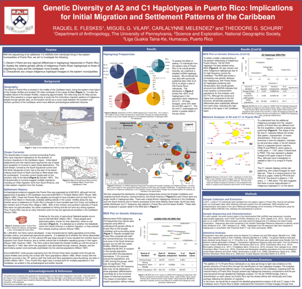 (PDF) Genetic Diversity of A2 and C1 Haplotypes in Puerto Rico ...