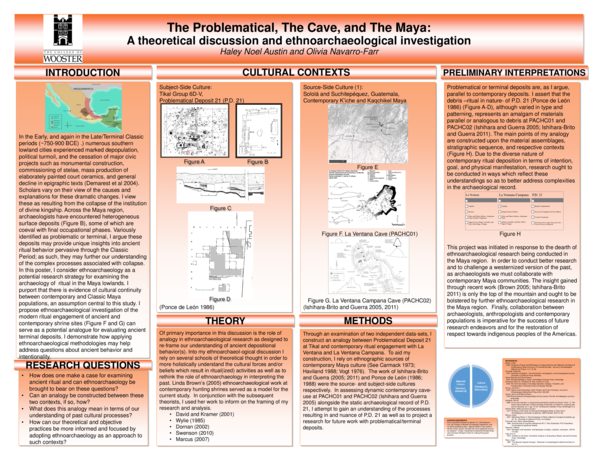 (PDF) 81st SAA Poster, The Problematical, The Cave, and The Maya