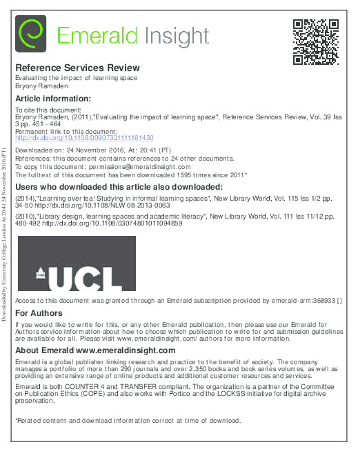 (PDF) Reference Services Review