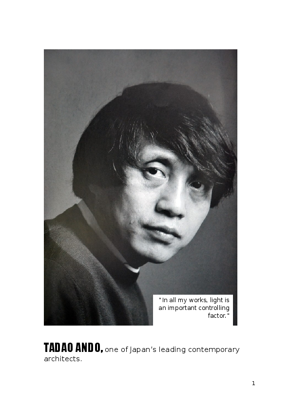 (DOC) Tadao Ando