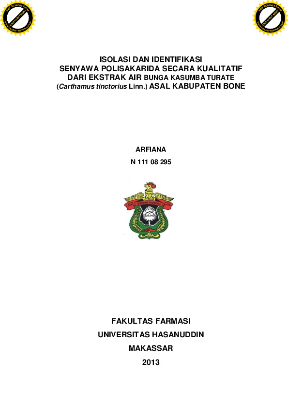 (PDF) ISOLASI DAN IDENTIFIKASI SENYAWA POLISAKARIDA SECARA KUALITATIF ...