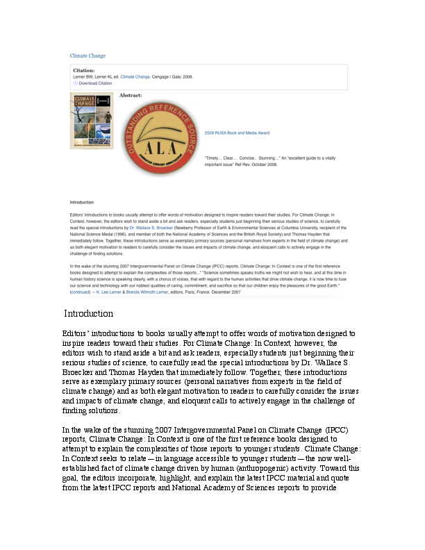 (PDF) Climate Change