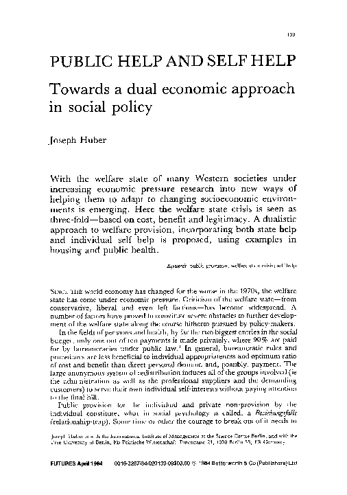 (PDF) Public help and self help