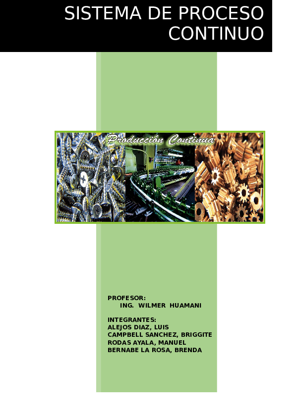 (DOC) Procesos continuos