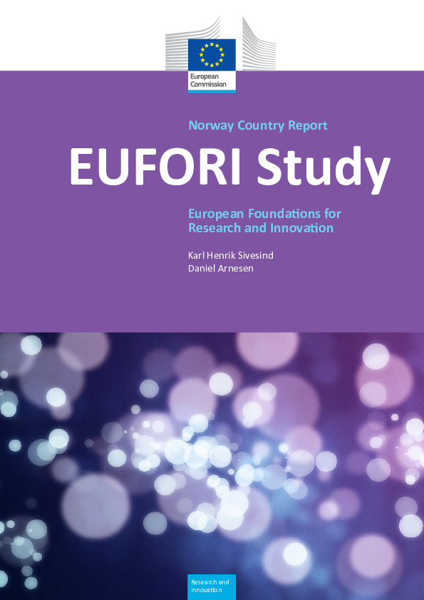 (PDF) Norway Country Report. European Foundations for Research and ...