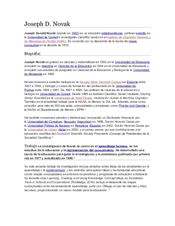(DOC) Mapas conceptuales Joseph D