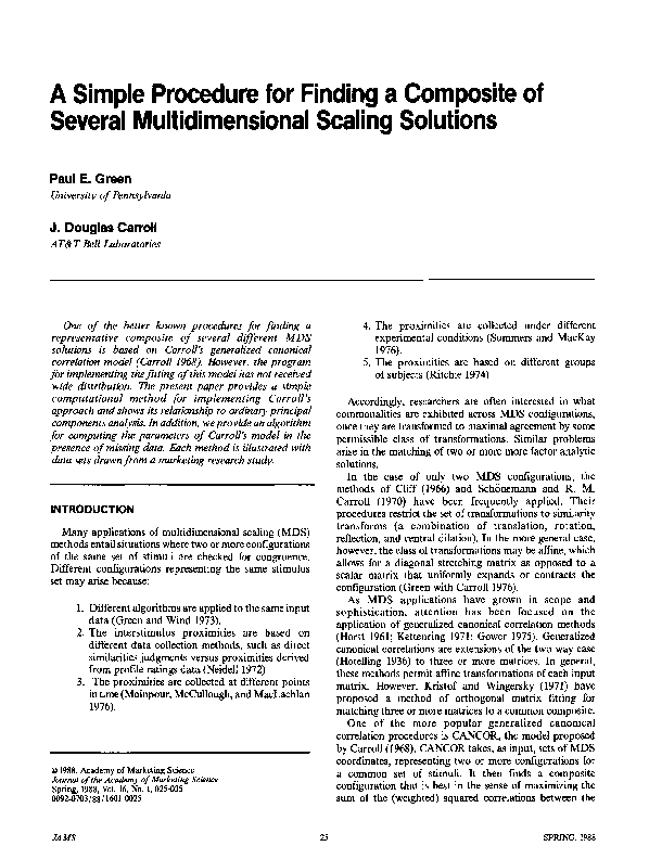 (PDF) A simple procedure for finding a composite of several ...