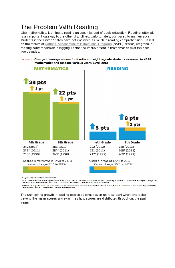 (DOC) The Problem With Reading