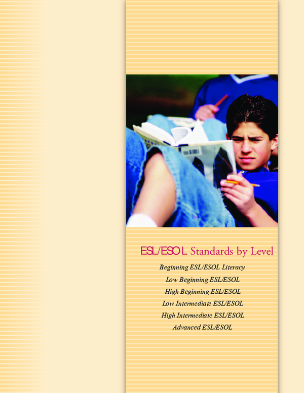 (PDF) ESL/ESOL Standards by Level Introduction to ESL/ESOL Standards by ...