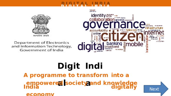 (PPT) Digital India Presentation