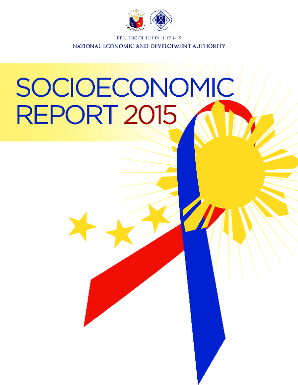 (PDF) Philippines Socio-Economic Report Year 2015 | Sl domerique ...