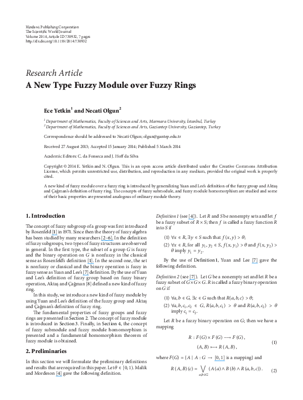 (PDF) A New Type Fuzzy Module over Fuzzy Rings