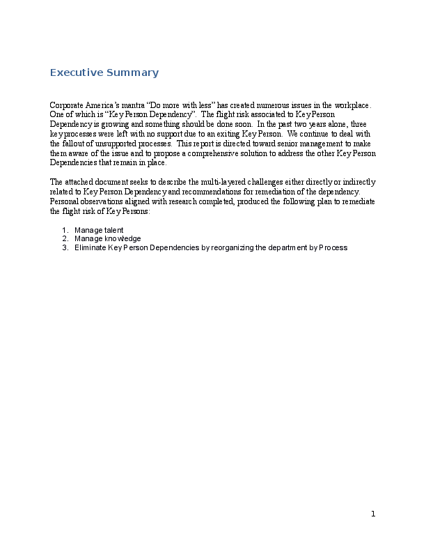 (DOC) Key Person Dependency and Engagement in the workplace