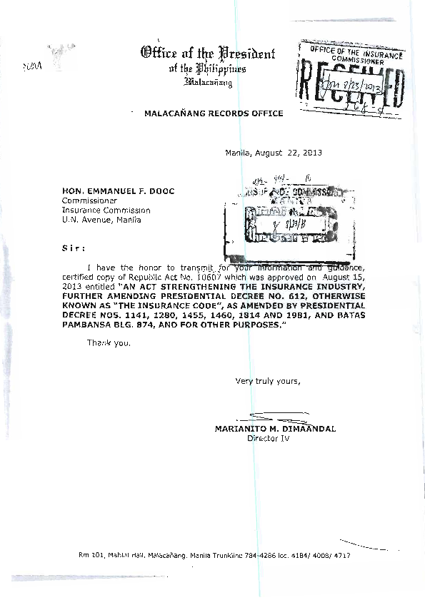 (PDF) Insurance Code of the Philippines