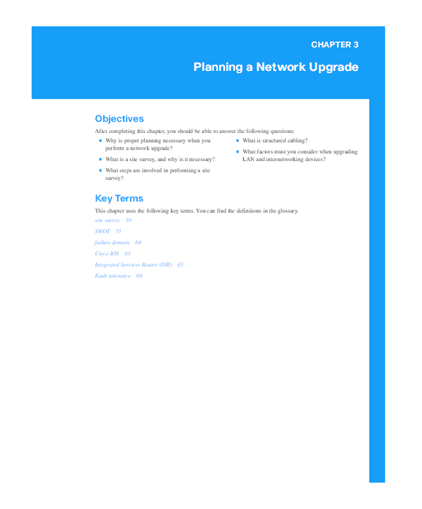 (PDF) Planning a Network Upgrade