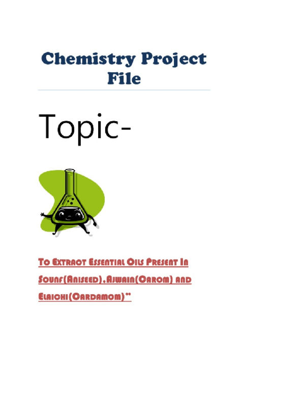 (DOC) Chemistry Project Fil1