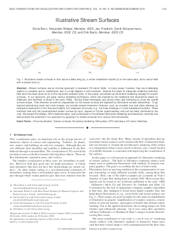 (PDF) Illustrative Stream Surfaces