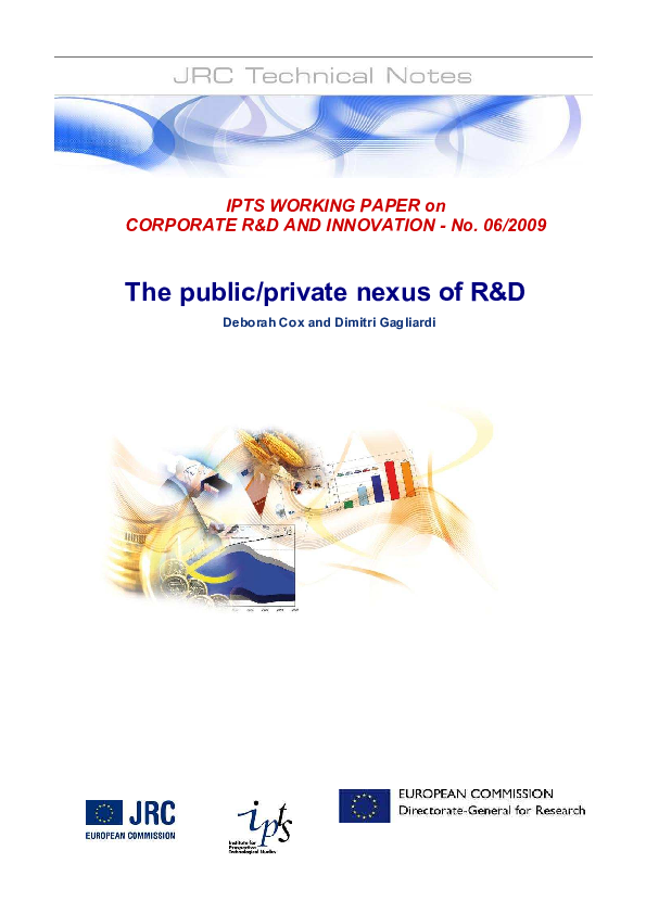 (PDF) Public/Private R&D Nexus