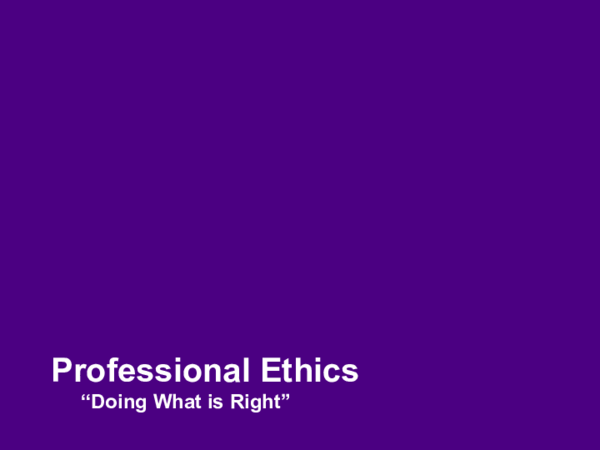 (PPT) HVPE 5 0 Professional Ethics