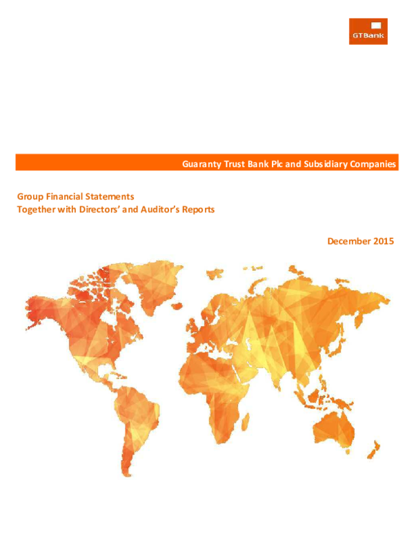 (PDF) Guaranty Trust Bank Plc and Subsidiary Companies Group Financial ...