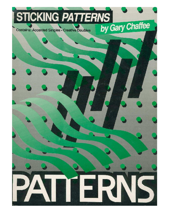 (PDF) Gary Chaffee Sticking Patterns