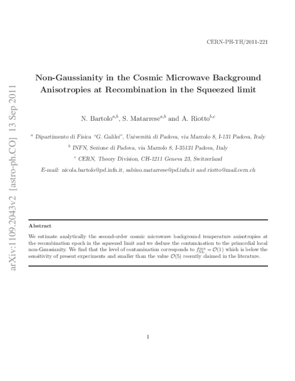 (PDF) Non-Gaussianity in the cosmic microwave background induced by dipolar dark matter