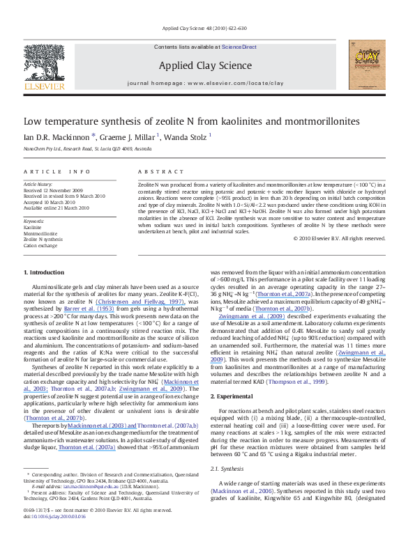 (PDF) Mackinnon et al. 2010 Applied-Clay-Science