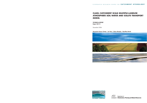 (PDF) CLASS: Catchment scale multiple-landuse atmosphere soil water and ...