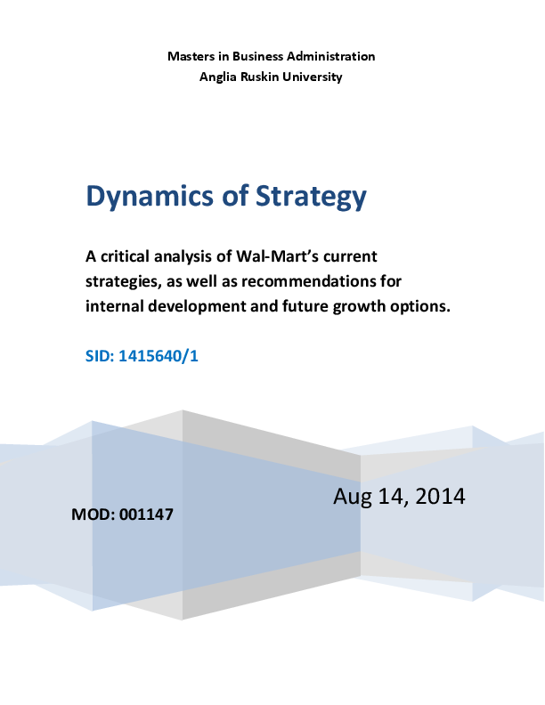 (PDF) Dynamics of Strategy