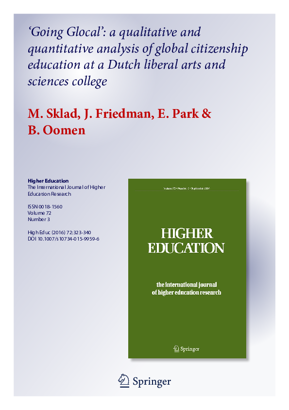 (PDF) 'Going Glocal': A Qualitative and Quantitative Analysis of Global ...