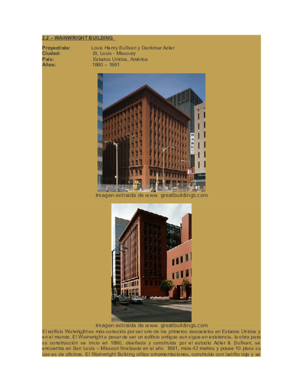 (DOC) 2.2 – WAINWRIGHT BUILDING