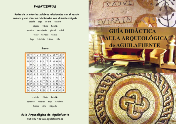 (PDF) Guía didáctica infantil - Aula Arqueológica de Aguilafuente